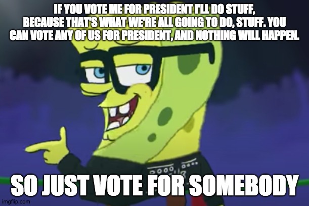Image tagged in cool sponge - Imgflip
