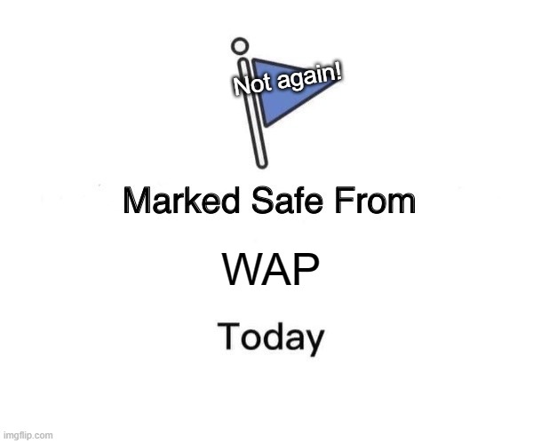Some days ya really can miss WAP - Imgflip
