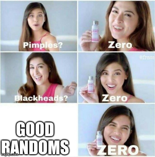 Pimples? Zero - Imgflip