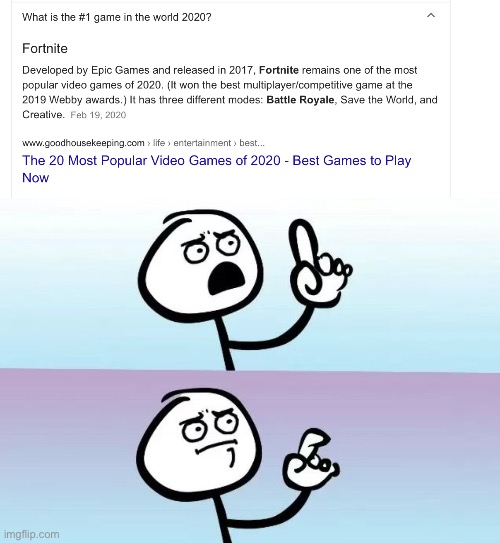 Why Is It 1 Game 2020 Imgflip