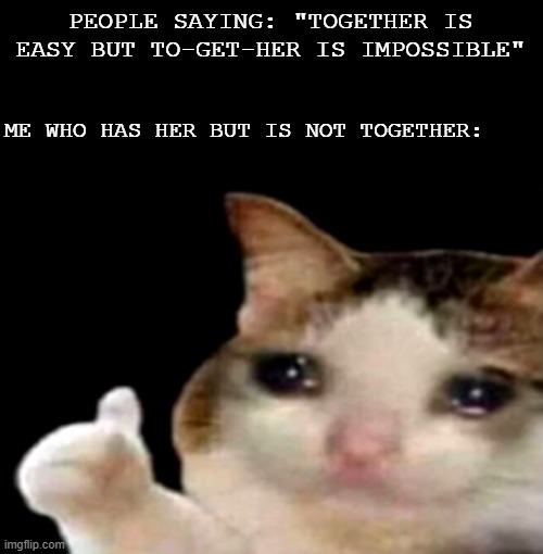 she's not with me - Imgflip