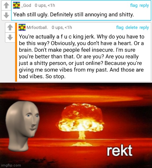 Image tagged in rekt w/text - Imgflip