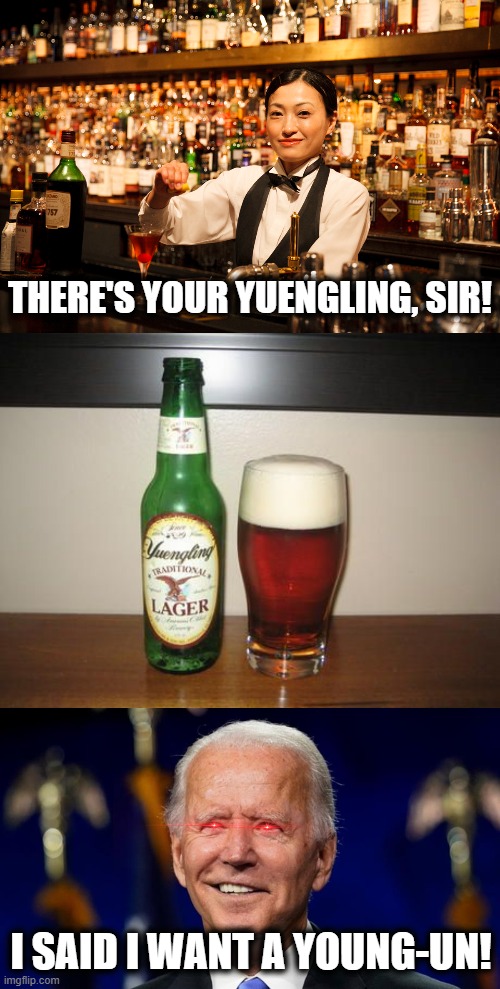 Joe Biden is a senile creep! - Imgflip