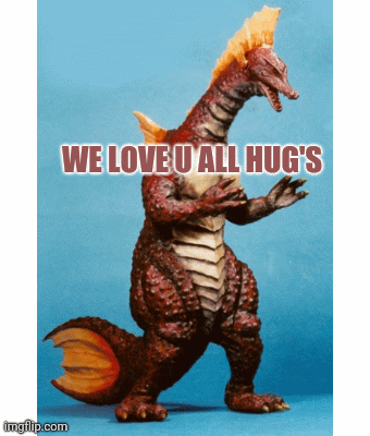 Godzilla monster from monster island titanosaurus we love u all hug's ...