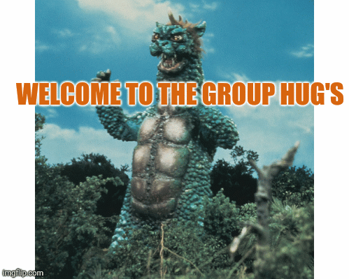 Godzilla monster from monster island gabara welcome to the group hug's ...