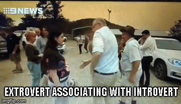 dont be scared. if ur an introvert comment on dis - Imgflip