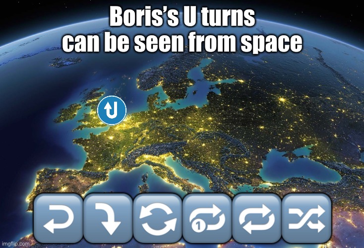 U turn from space - Imgflip