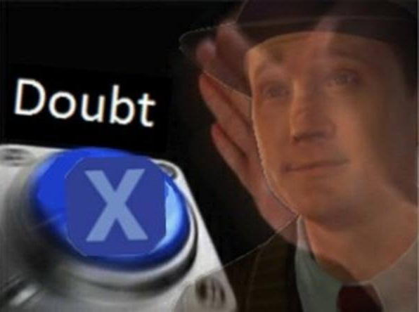 X Doubt Blank Nut Button Blank Template Imgflip
