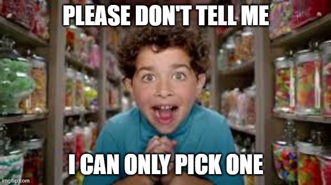 Kid in candy store - Imgflip