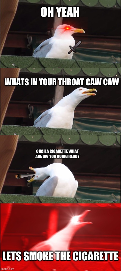 Inhaling Seagull Meme - Imgflip