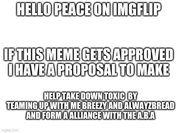 Blank White Template - Imgflip