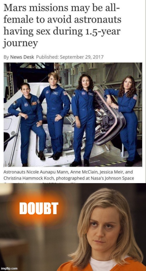 blue jumpsuits or orange jumpsuits... yeeeaaah i wouldn't bet money on ...