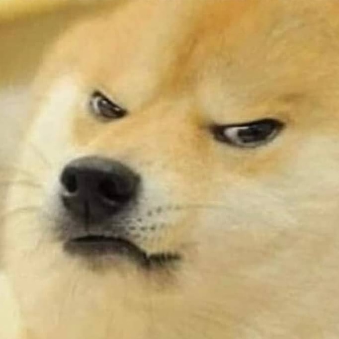 Angry Doge Blank Template Imgflip