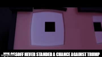 Jon ossof gets recked by purple trump - Imgflip