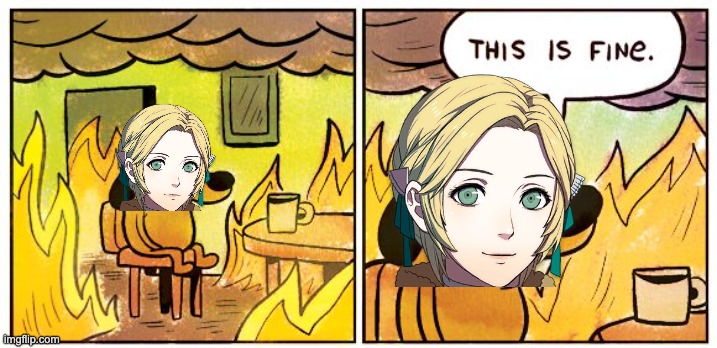 This Is Fine Meme - Imgflip