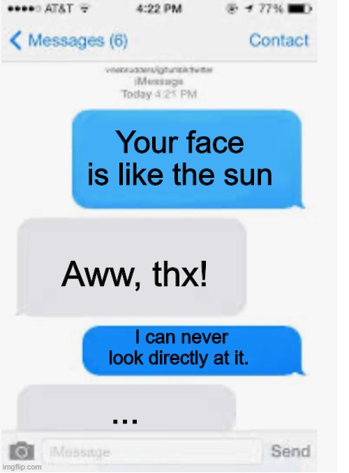 Text Meme Template