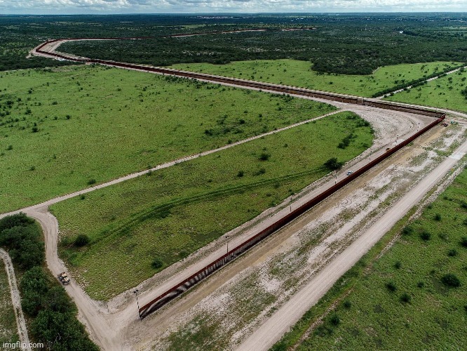3 miles of NEW border wall in Rio Grande Valley area of Texas ...