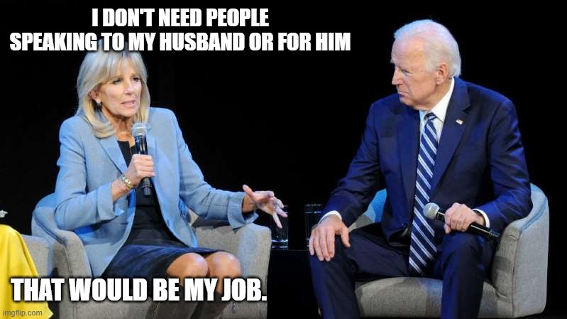 Jill shutting down Jake Tapper for questioning Biden about his ...