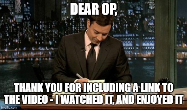 Thank you Notes Jimmy Fallon - Imgflip