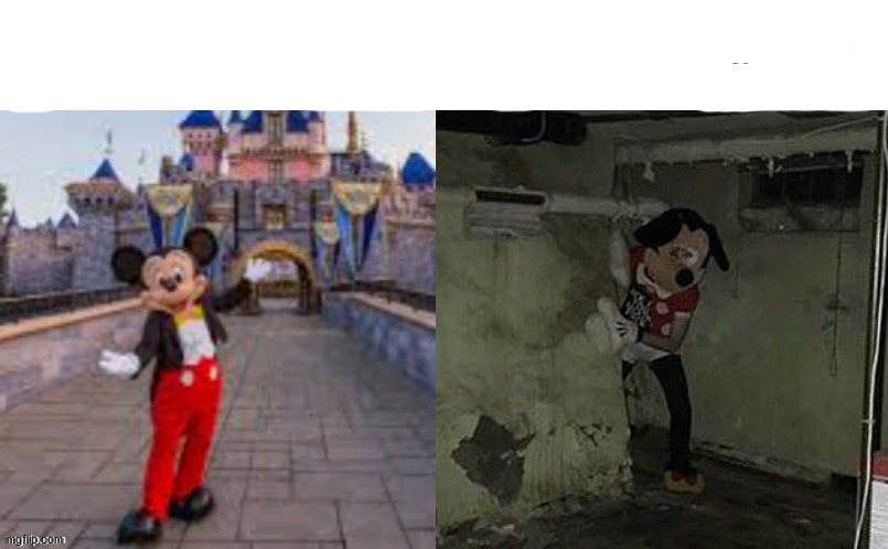 Rich mickey, poor mickey - Imgflip