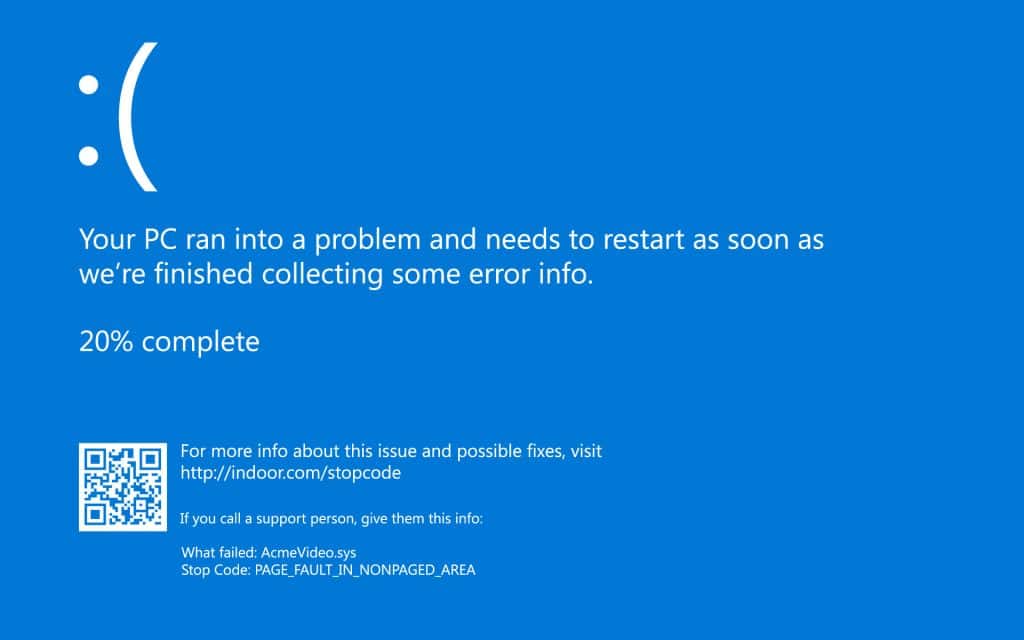 Blue Screen Of Death Blank Template Imgflip