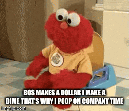 elmo on a toilet - Imgflip