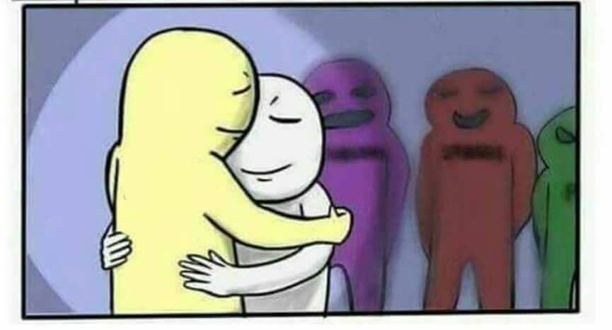 Hug Meme Last Panel Blank Template Imgflip