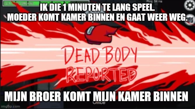 Dead body reported - Imgflip