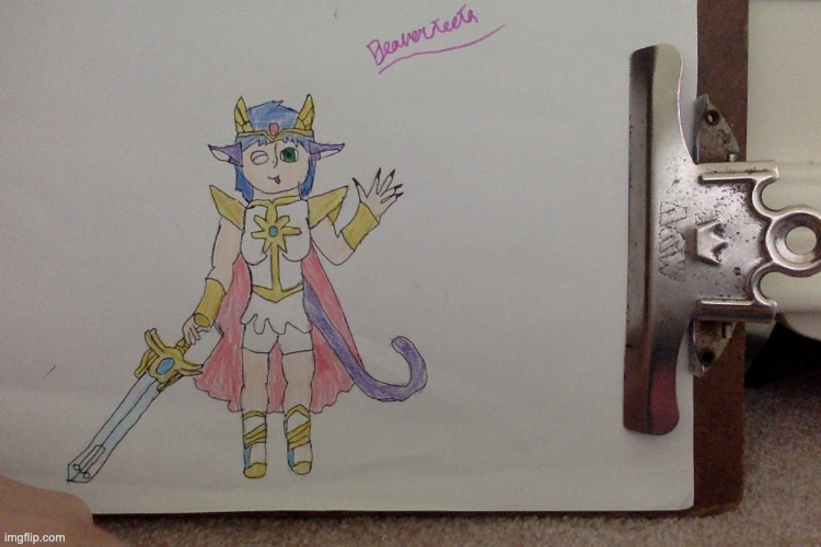 My OC dressed as She ra - Imgflip