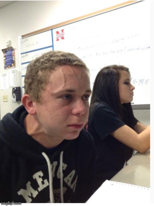 Image tagged in tense guy - Imgflip