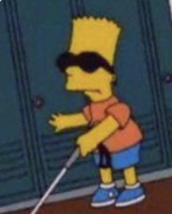 Blind Bart Blank Template Imgflip