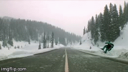 Image tagged in gifs,extreme sports,skiing,snow - Imgflip