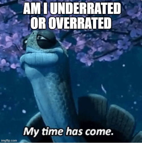 am i underrated or overrated - Imgflip