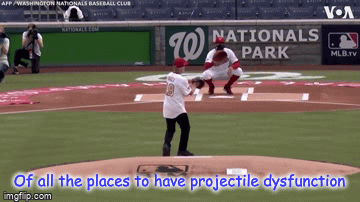 An embarrassing case of projectile dysfunction in public - Imgflip