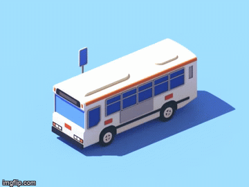 Bus (By Guillaume Kurkdjian Dribbble) - Imgflip