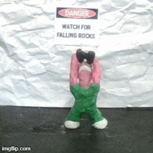 Falling Rocks! - Imgflip