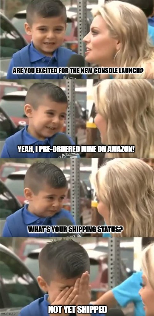 Reporter makes boy cry - Imgflip