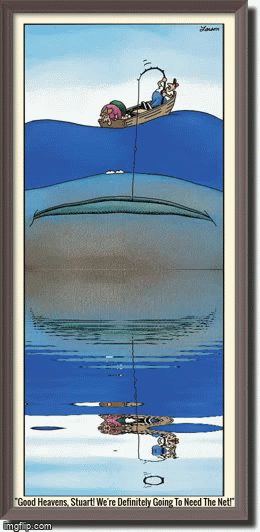 The Far Side of Fishing - Imgflip