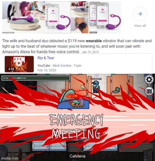 If you are wondering what that is, it's a vibrator that syncs with the ...