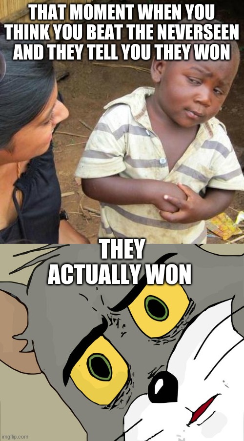 Image tagged in memes,third world skeptical kid,unsettled tom - Imgflip