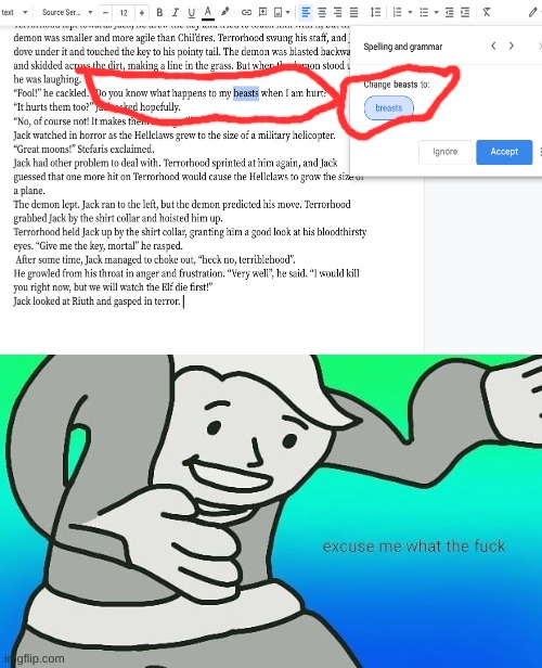 Image tagged in fallout boy excuse me wyf,funny,excuse me what the heck ...