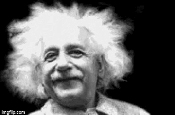 funny albert einstein gif - Imgflip