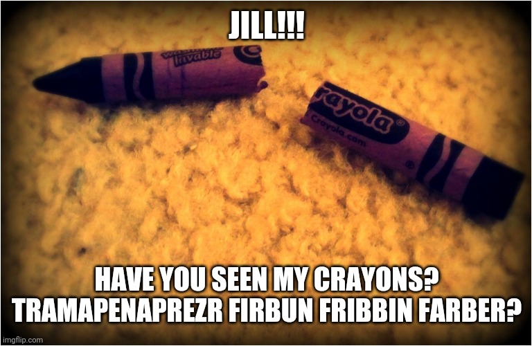 I was getting votes! And Jill says I went through 2,300,976 black ...