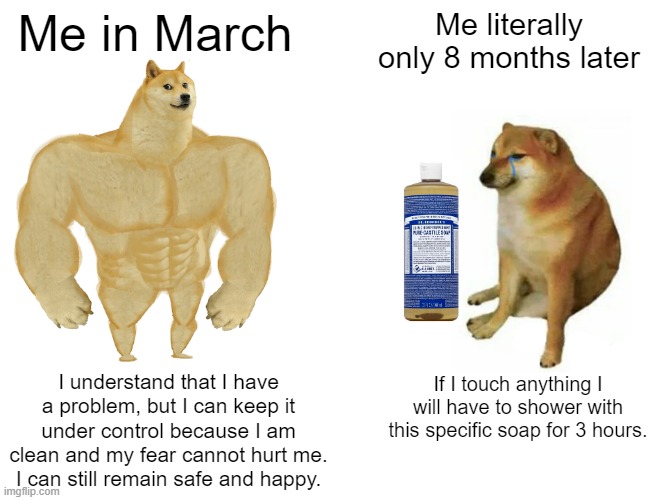 Buff Doge vs. Cheems Meme - Imgflip