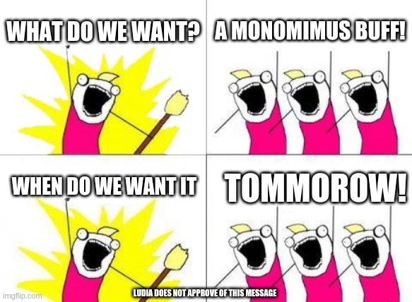 MonoMEMEus Meme (u wouldnt get it unless you play JWA) - Imgflip