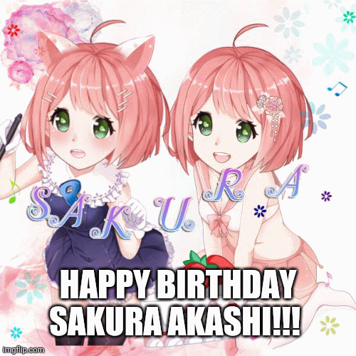 Happy birthday Sakura Akashi!!!! - Imgflip