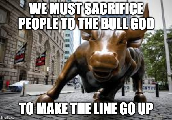 Wall Street Bull - Imgflip