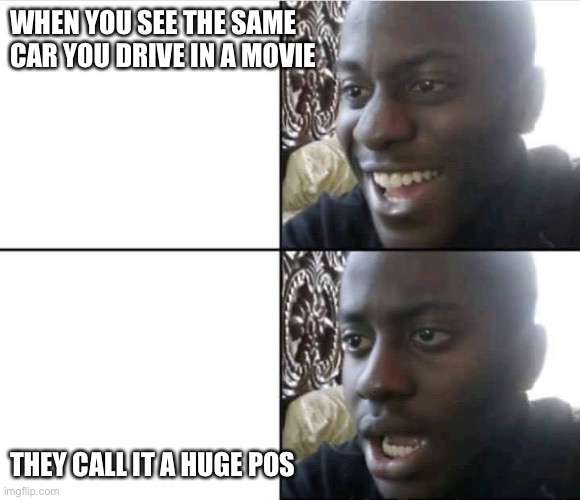 Young Man Smile Then Shock - Imgflip