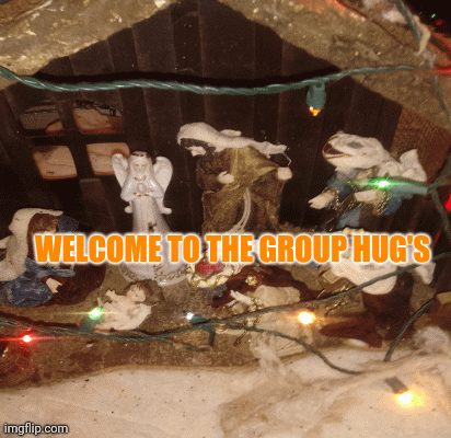 Our Christmas pic welcome to the group hug's - Imgflip