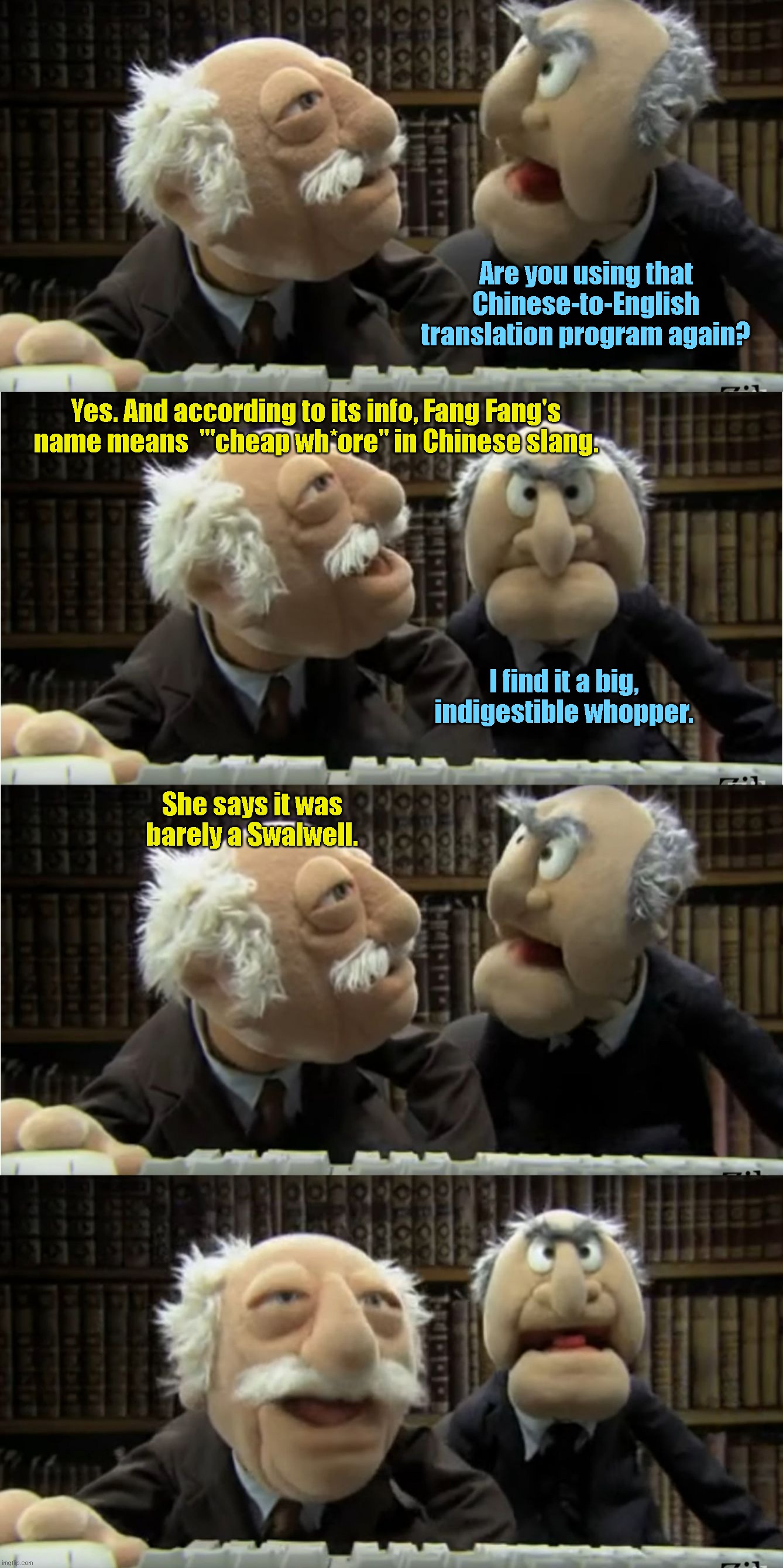 The Fang Fang-Swalwell Bang & Shimmy - Imgflip